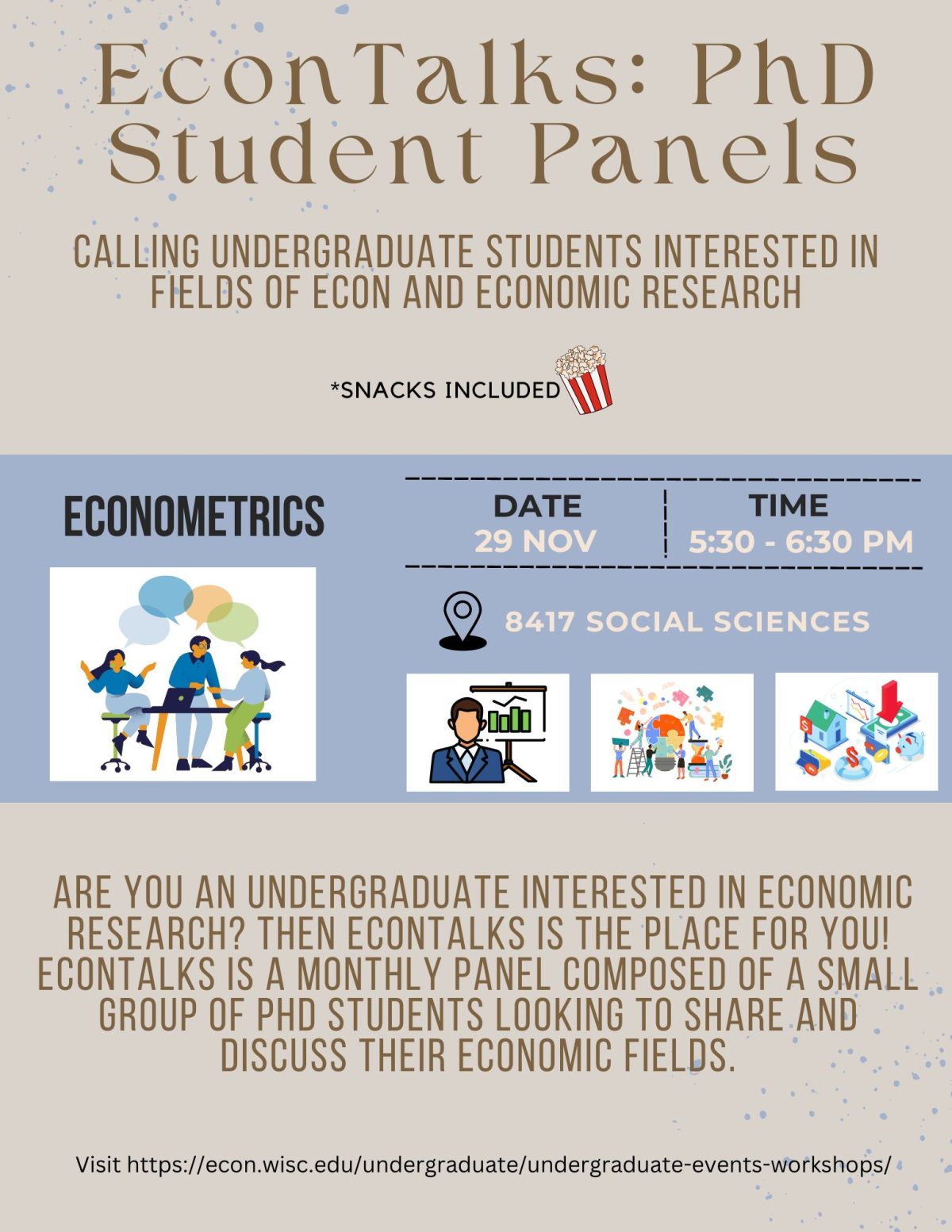 Undergraduate Events & Workshops – Department of Economics – UW–Madison